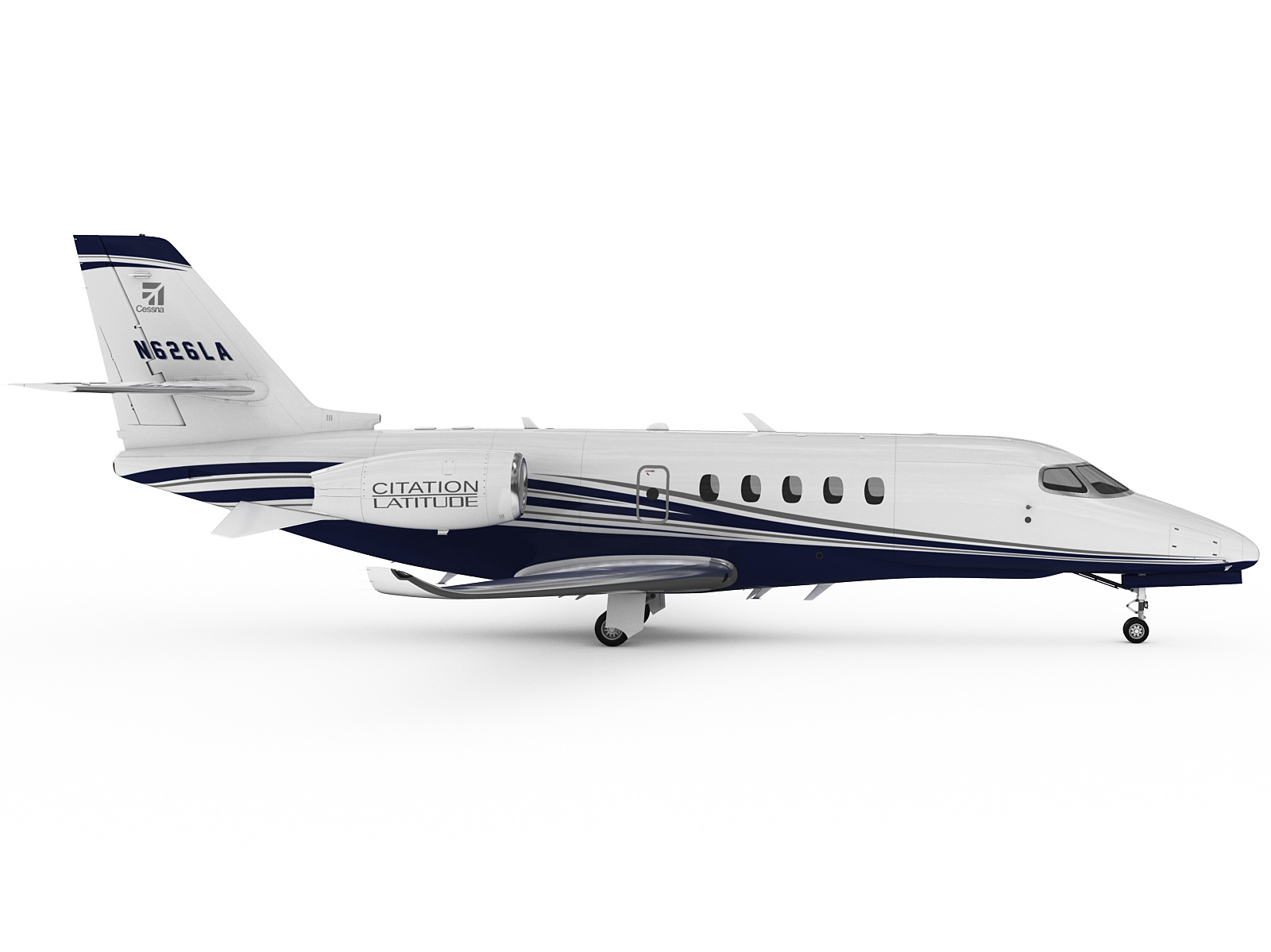 3d cessna citation latitude