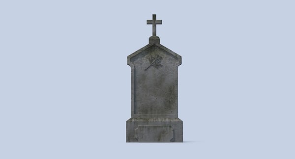 grave 3d model