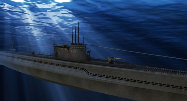 3ds i-52 japanese submarine 52