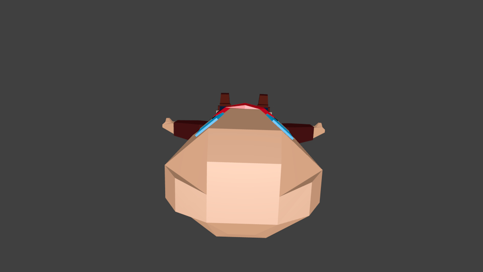 free rigged character 3d model
