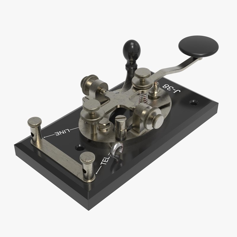 3d telegraph keys j-38 model