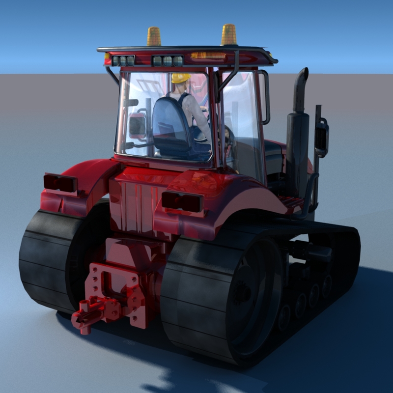 modelo 3d Tractor animado - TurboSquid 1078211