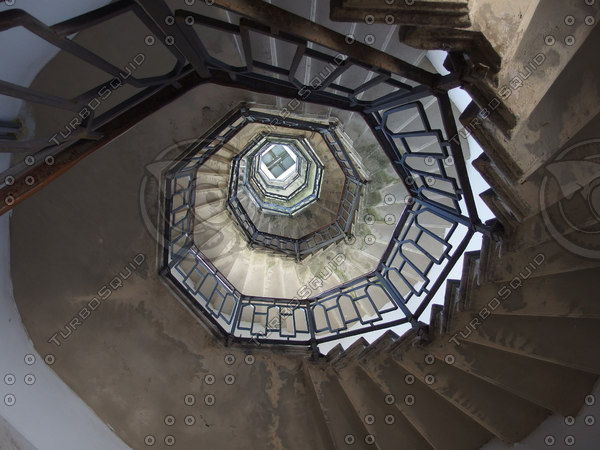 Stock JPEG spiral stairs tower