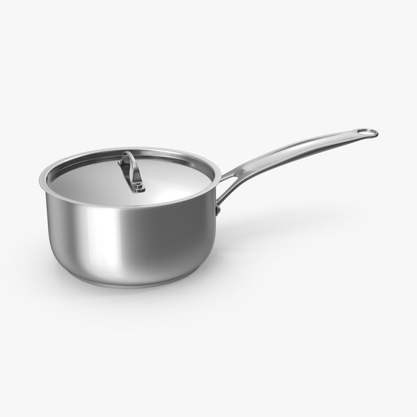 stainless steel medium sauce 3d max