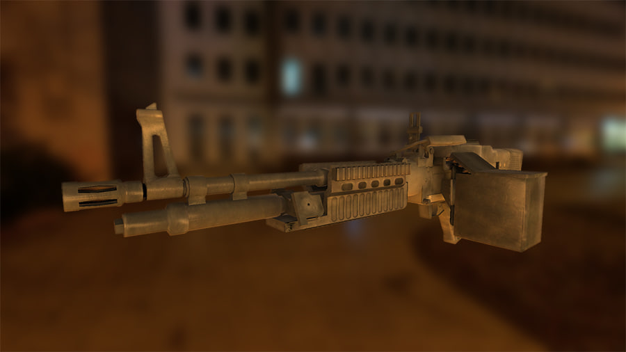3d model m60 m60e4
