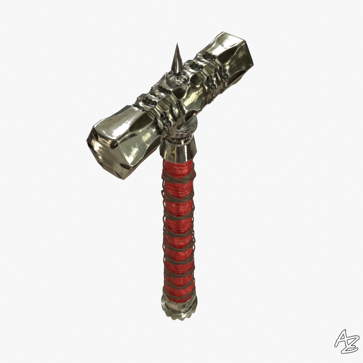 3d battle hammer model