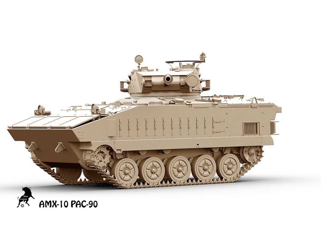 amx-10 pac 90 3d model