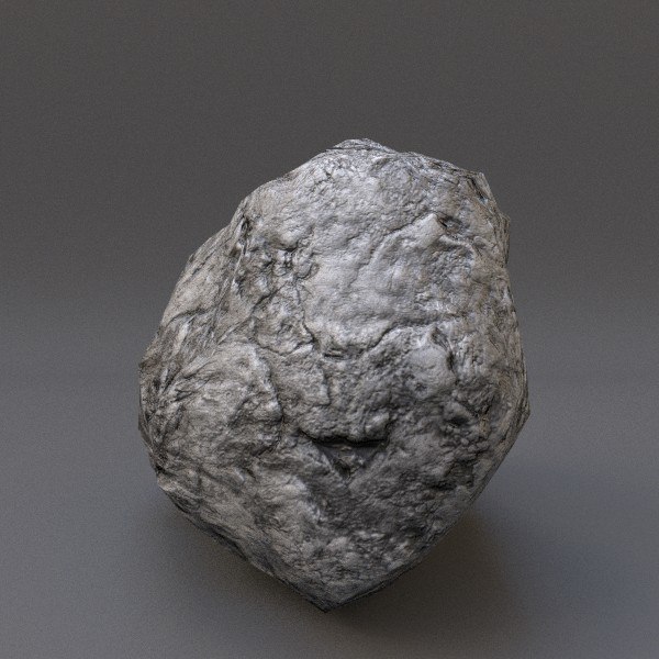 rock blender pbr 3d model