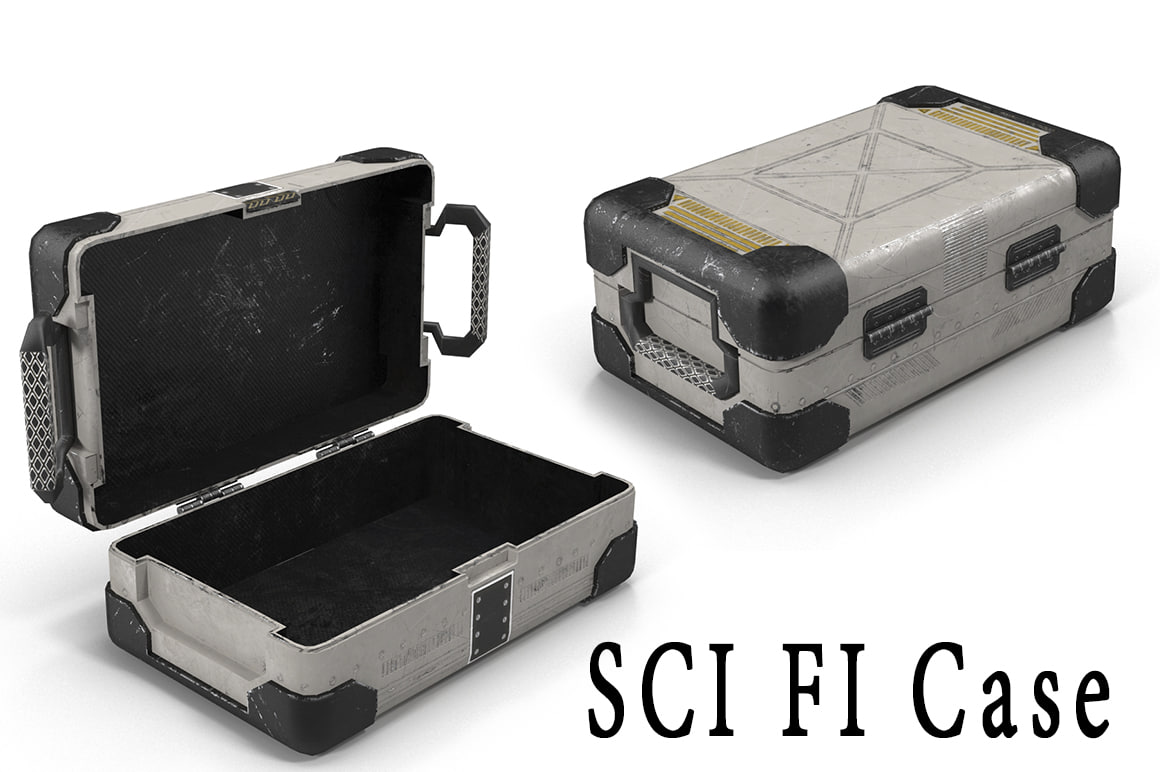sci fi case 3d max