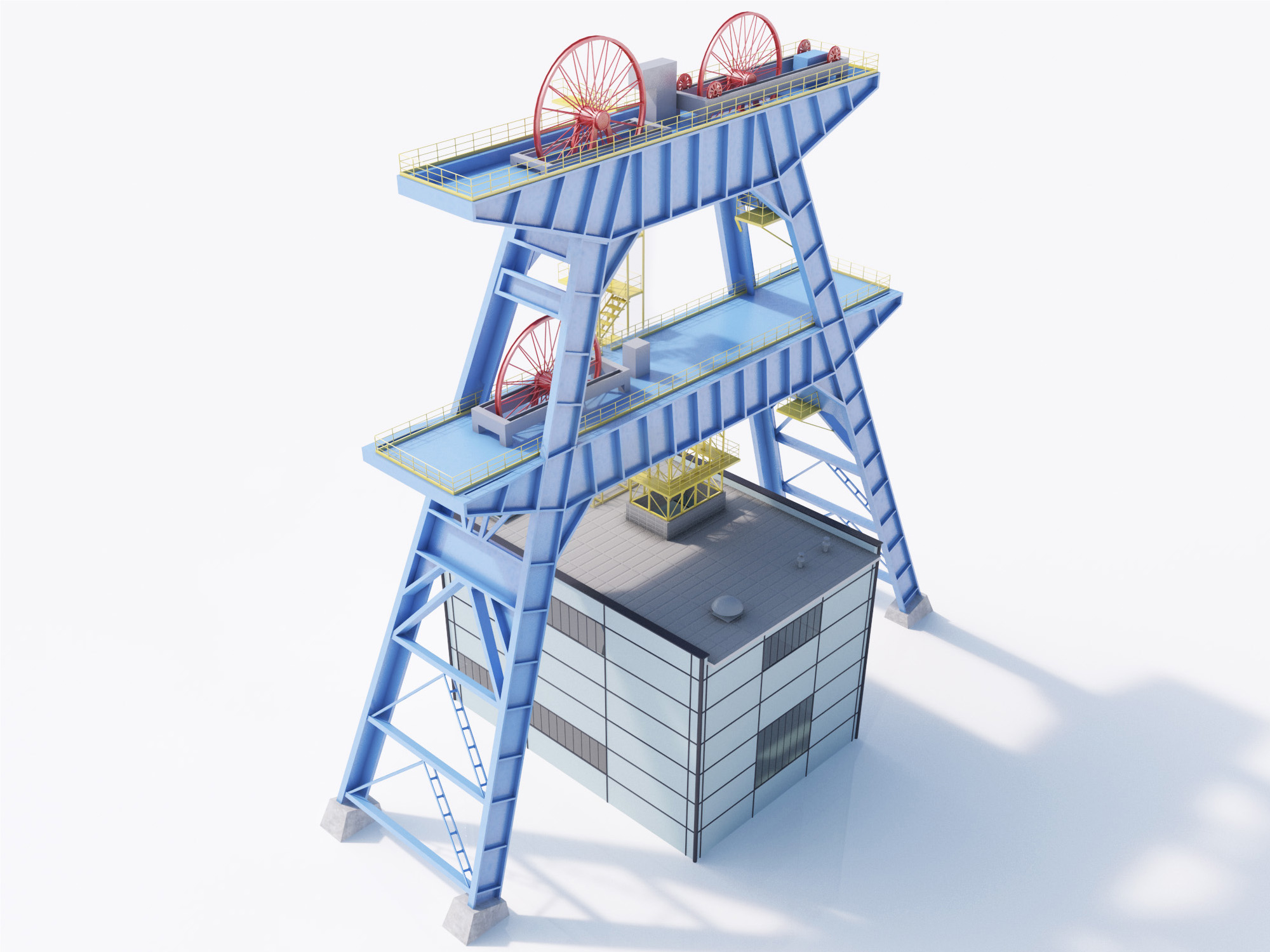 fbx headframe shaft frame