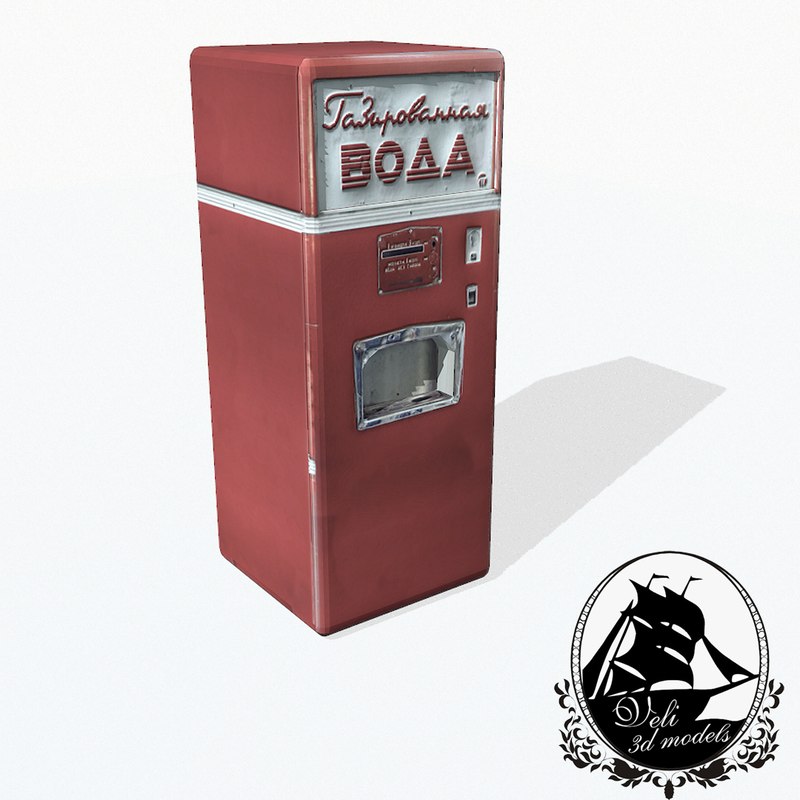 3d soviet soda machine