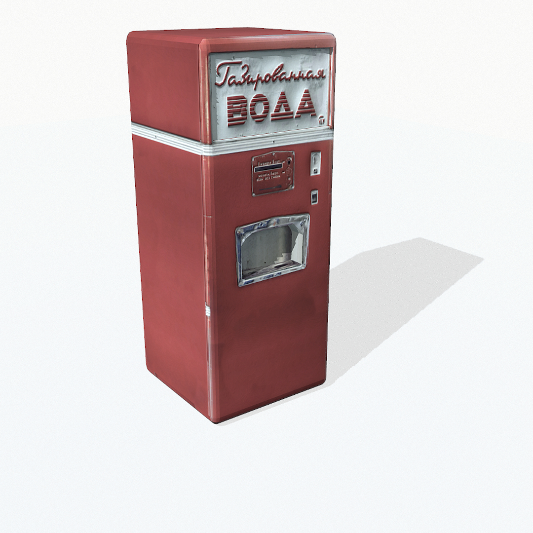 3d soviet soda machine