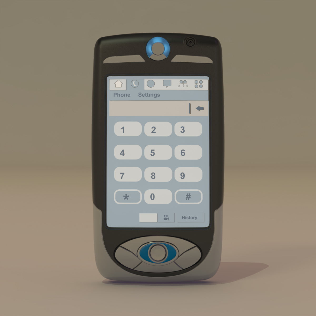 mobile phone 3d model