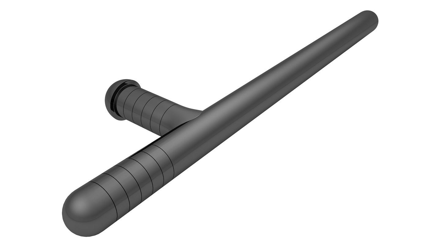 3d model of police baton