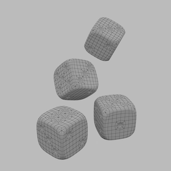 3d model dice