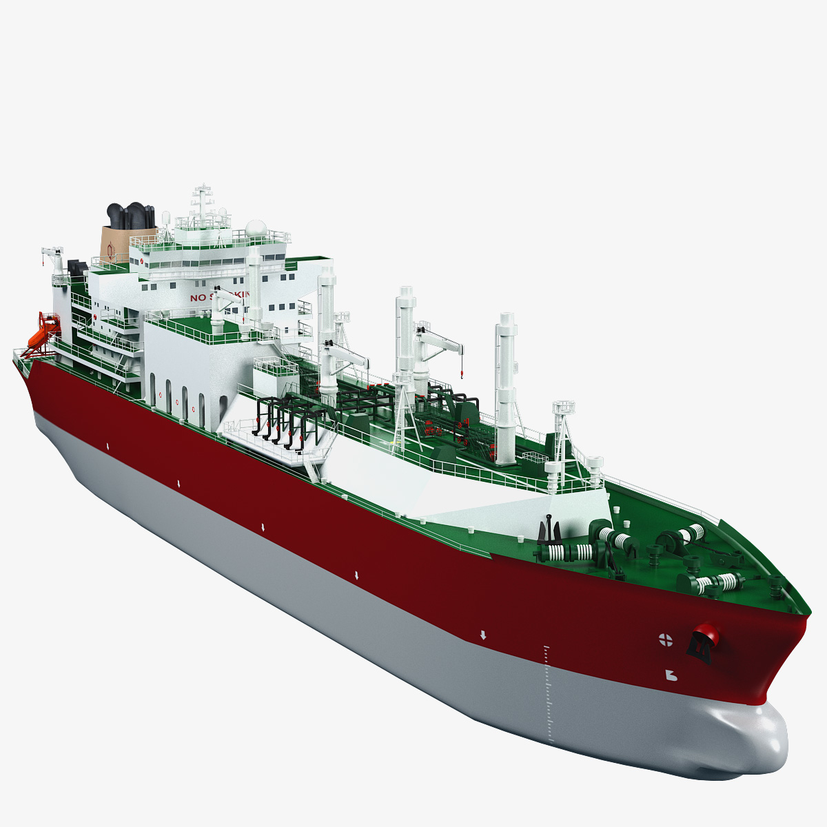 lng carrier tanker mozah 3d max