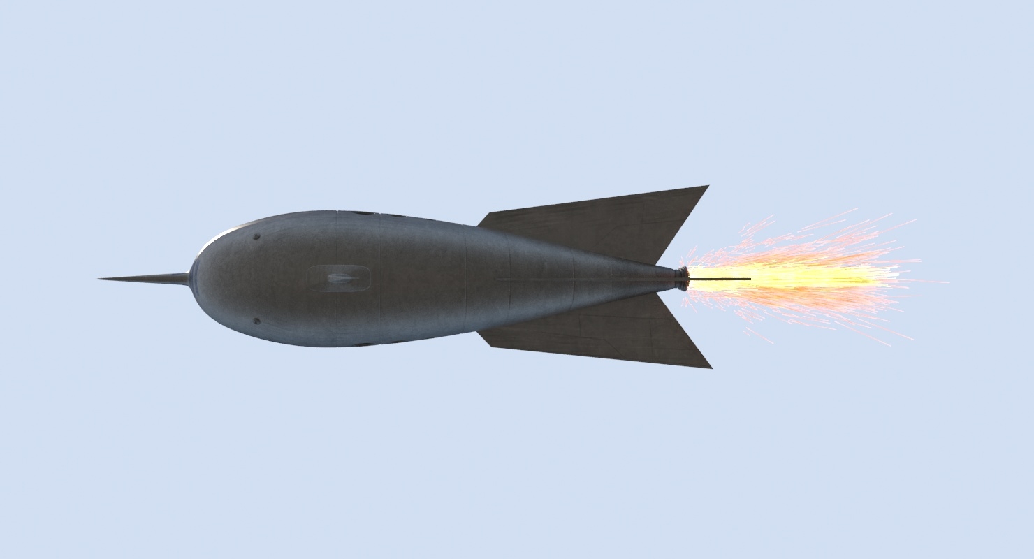 rocket-ship 3d model