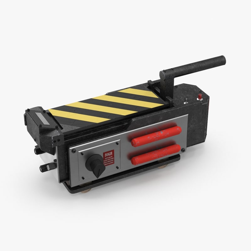 ghostbusters trap closed 3d model