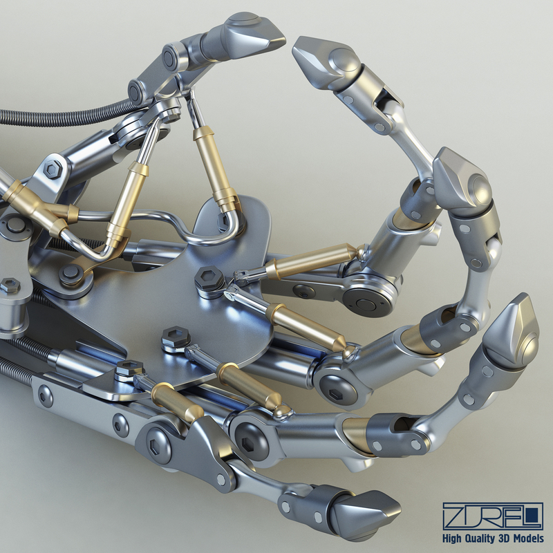 modèle 3D de Main robotique - TurboSquid 788521