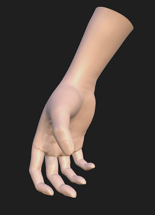 female hand obj