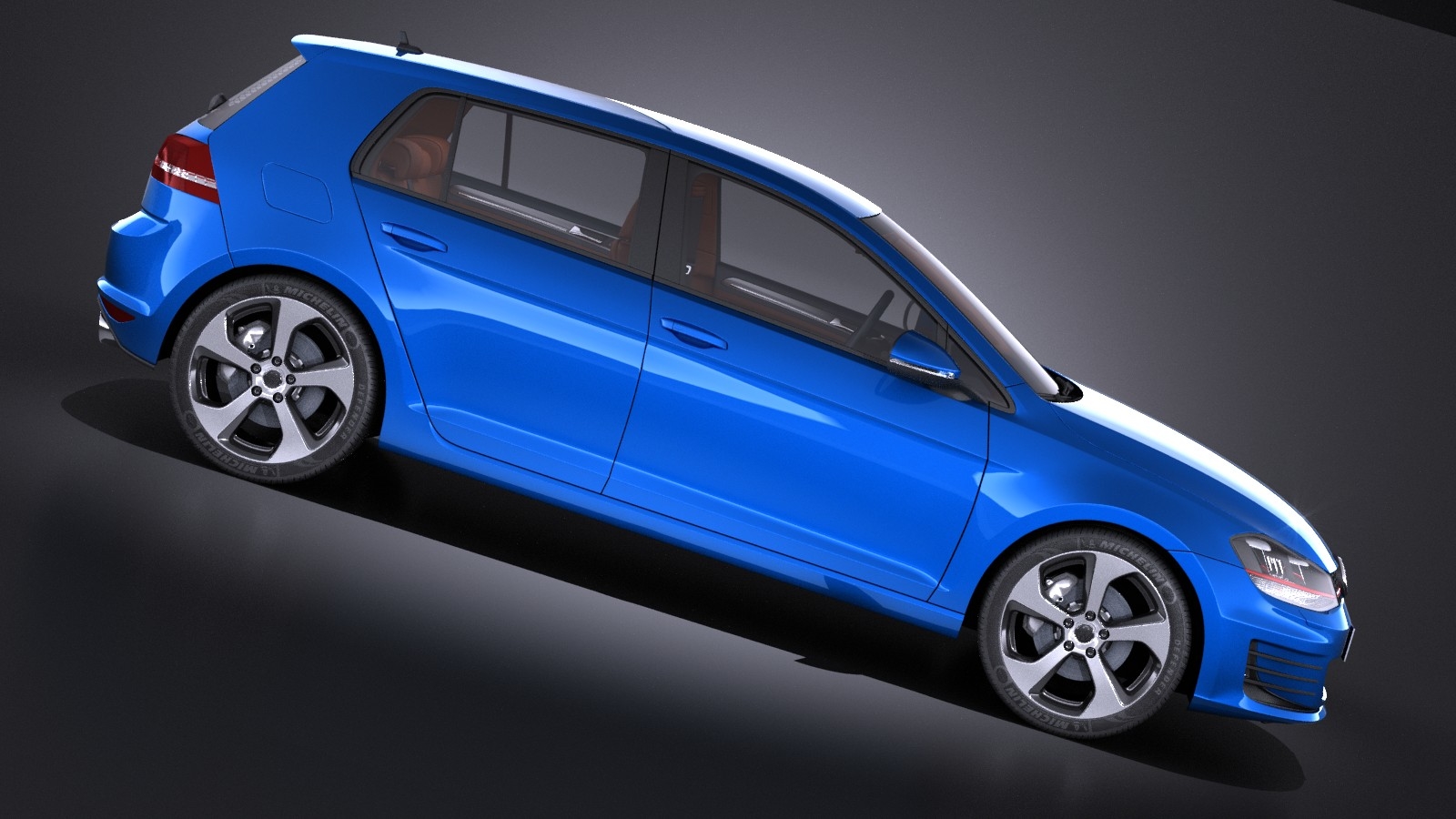 3d model volkswagen golf vii