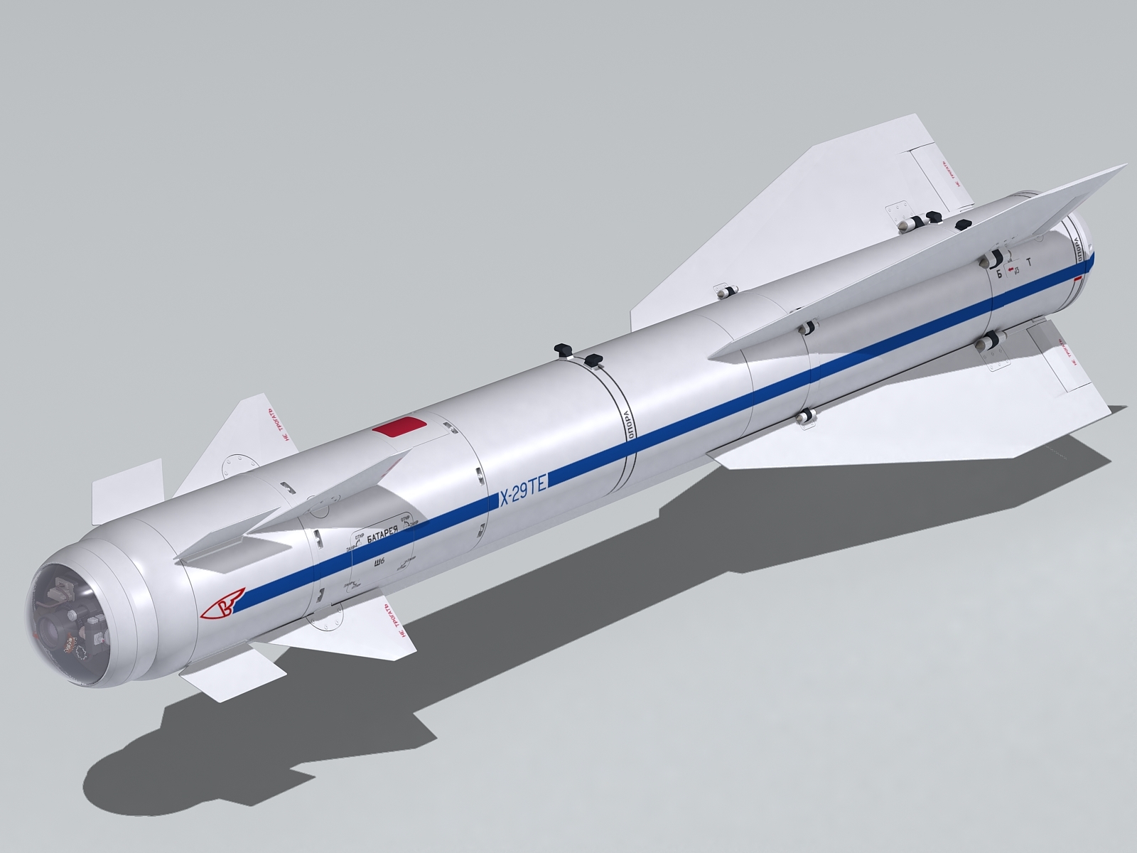 3d kh-29 missile kh-29te kh-29t model