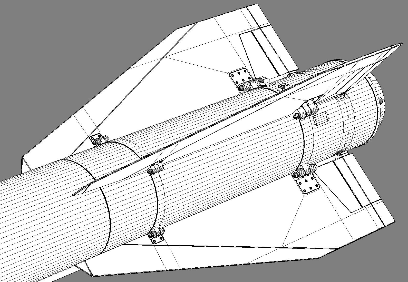 3d kh-29 missile kh-29te kh-29t model