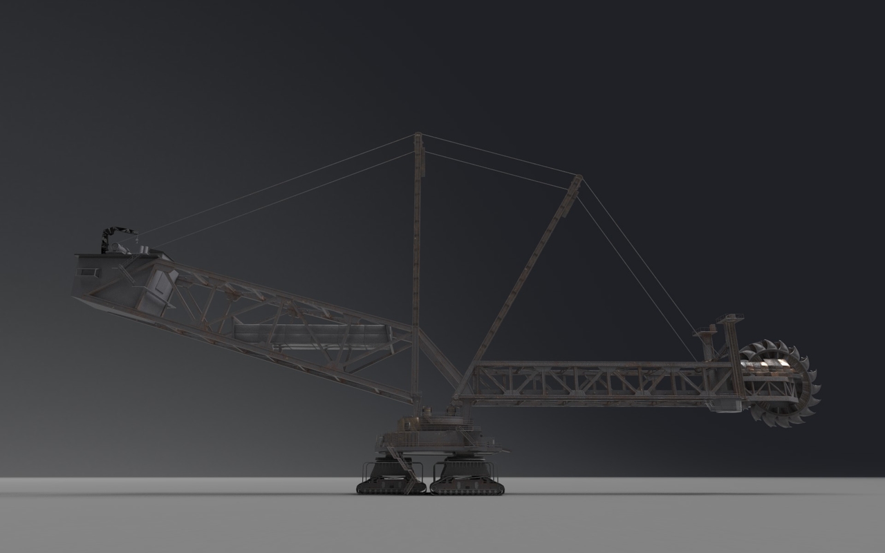 bagger 288 3d model