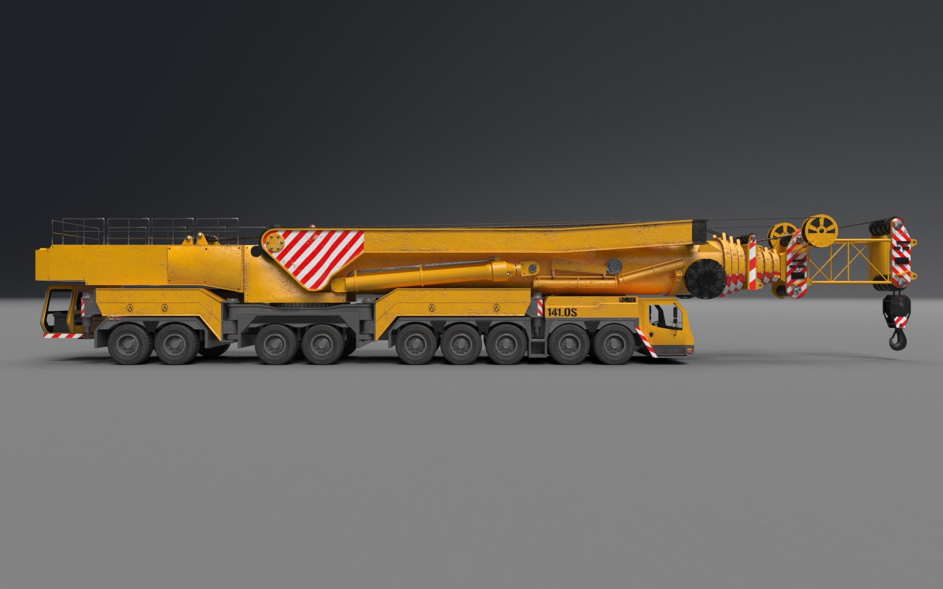 3d liebherr ltm 11200 model