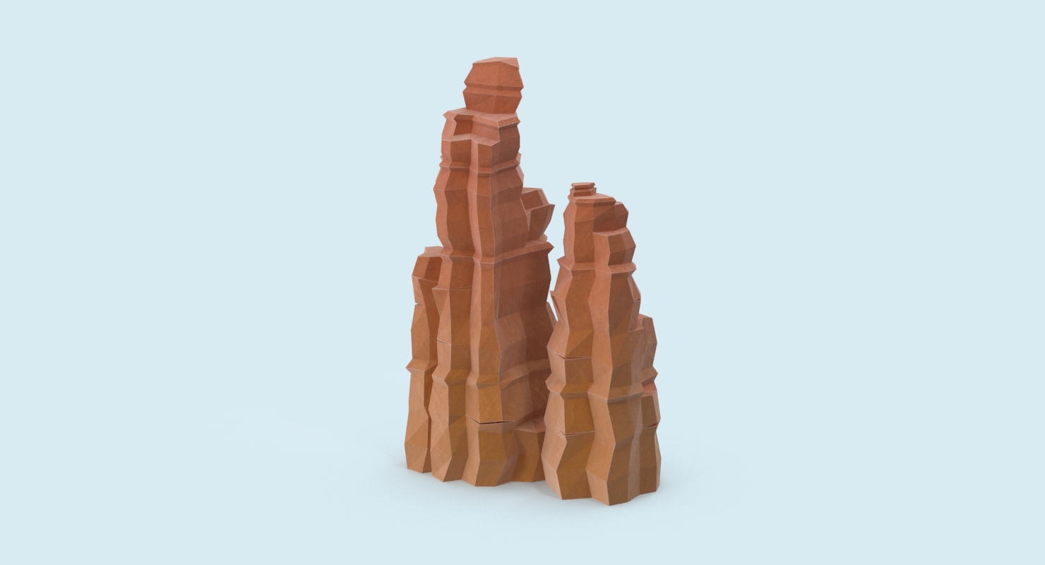 desert tower 3d model