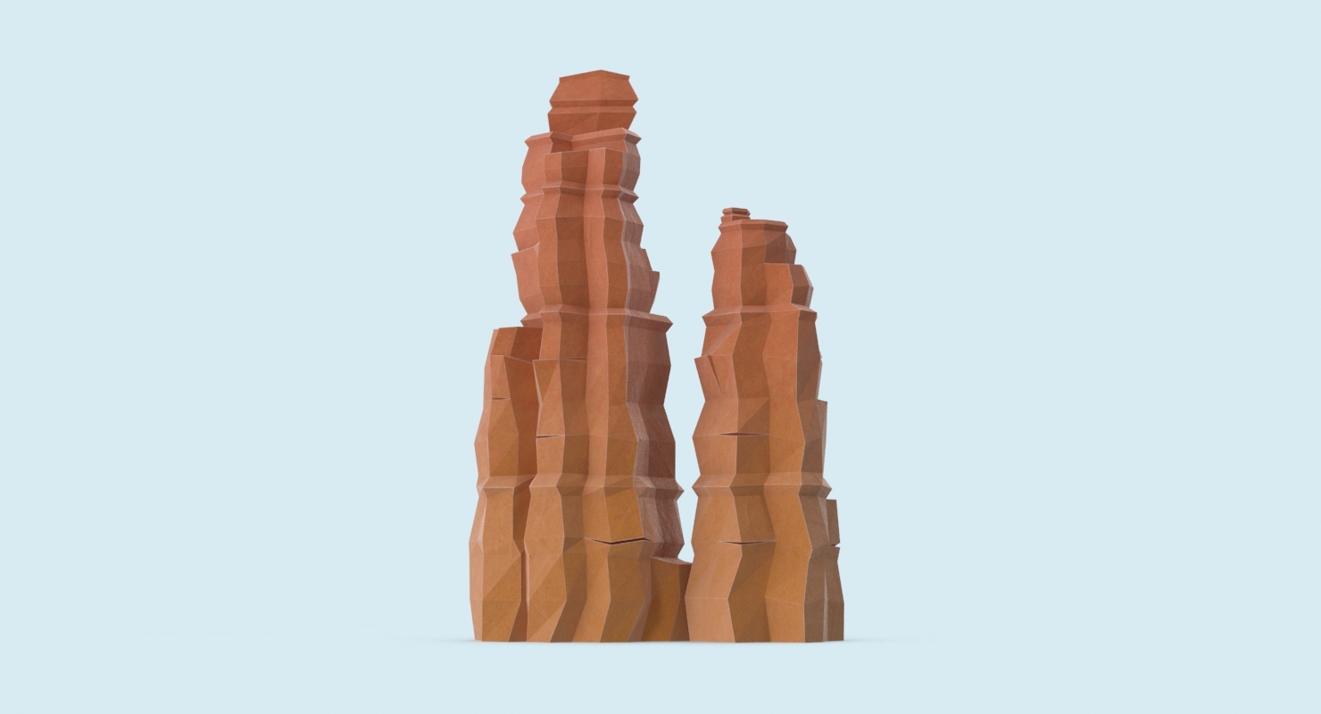 desert tower 3d model