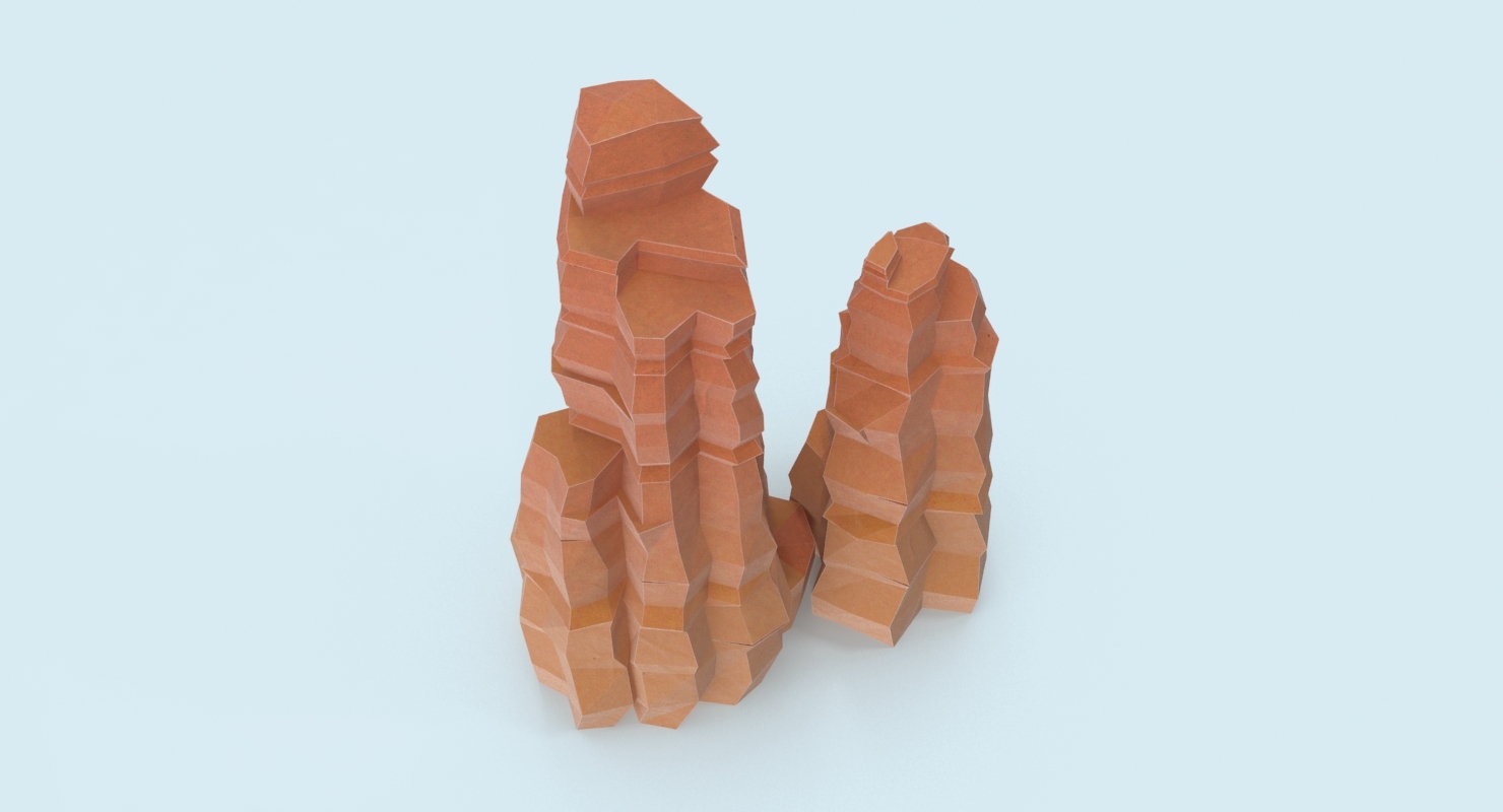 desert tower 3d model