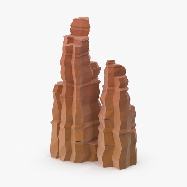 desert tower 3d model
