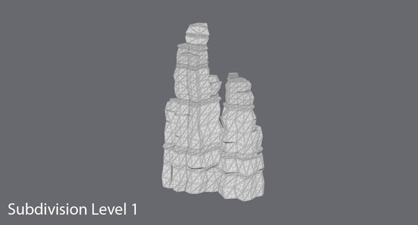 desert tower 3d model