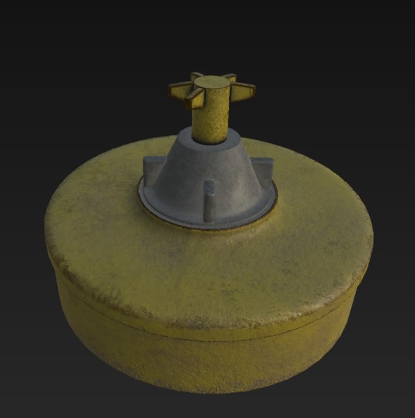 Land Mine 3D Models for Download | TurboSquid