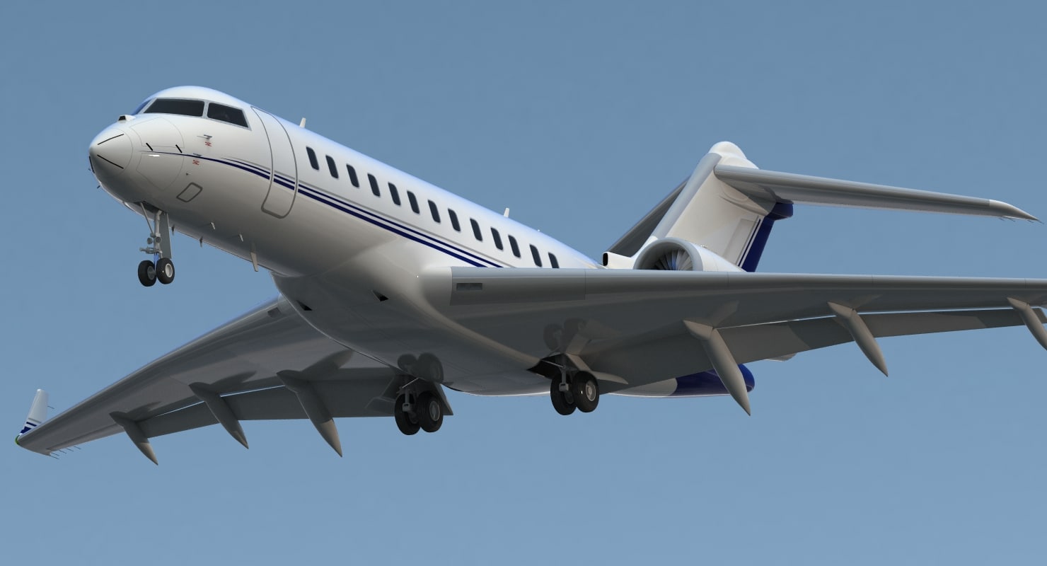 global 6000 jet rigged max