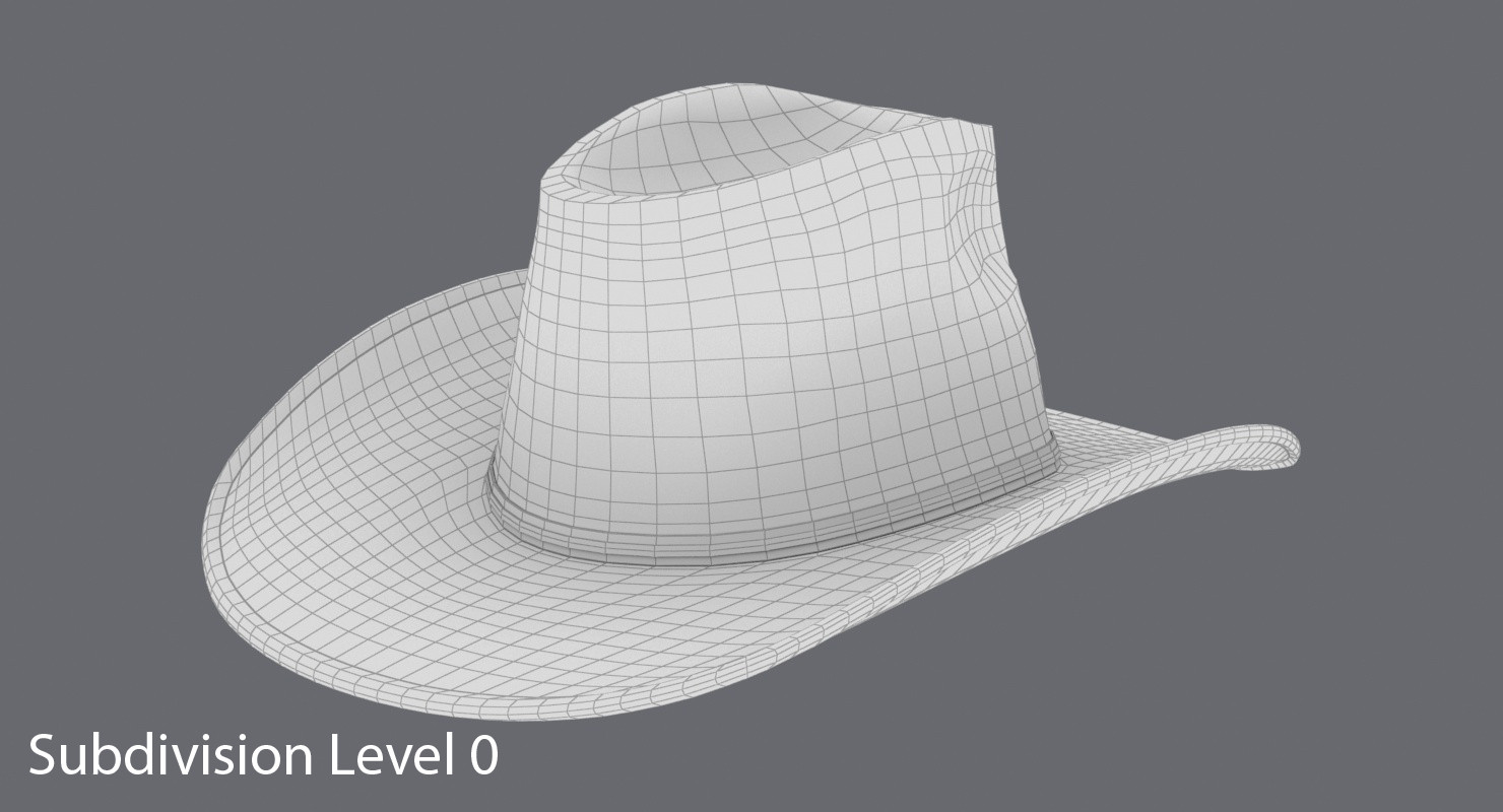 cowboy hat 3d model