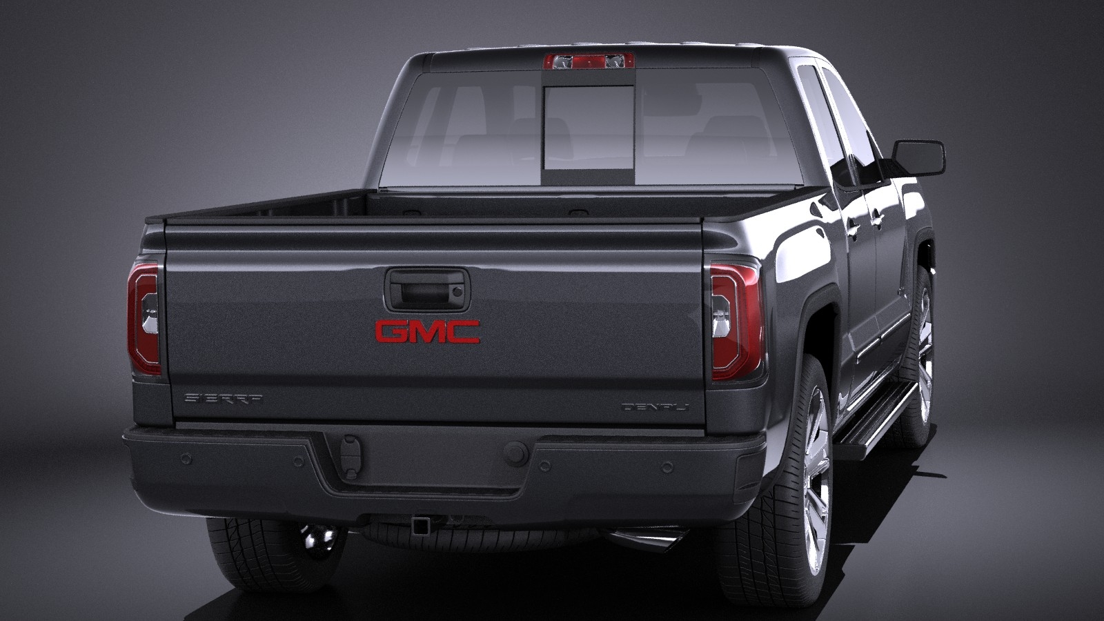 2017 gmc sierra 3d model