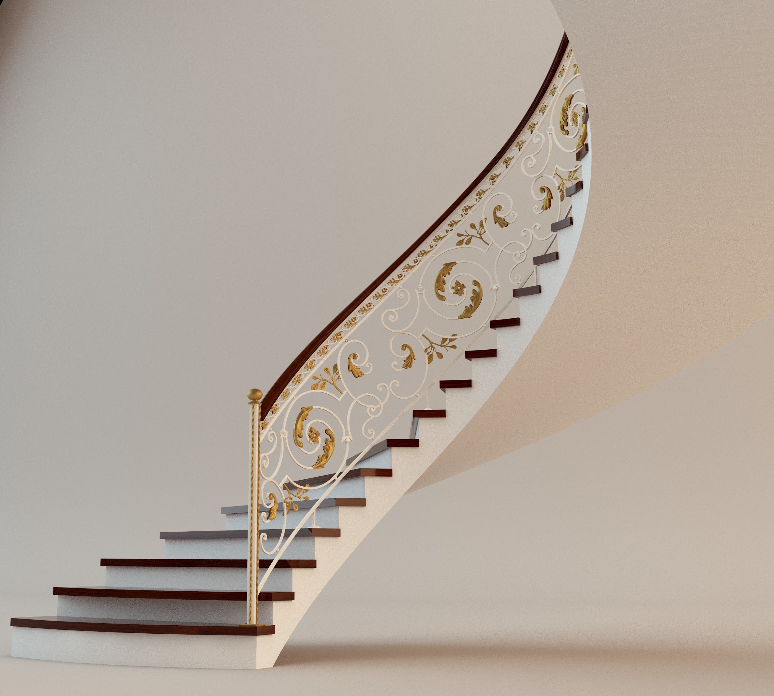 Wendeltreppe 3D-Modell - TurboSquid 1080041