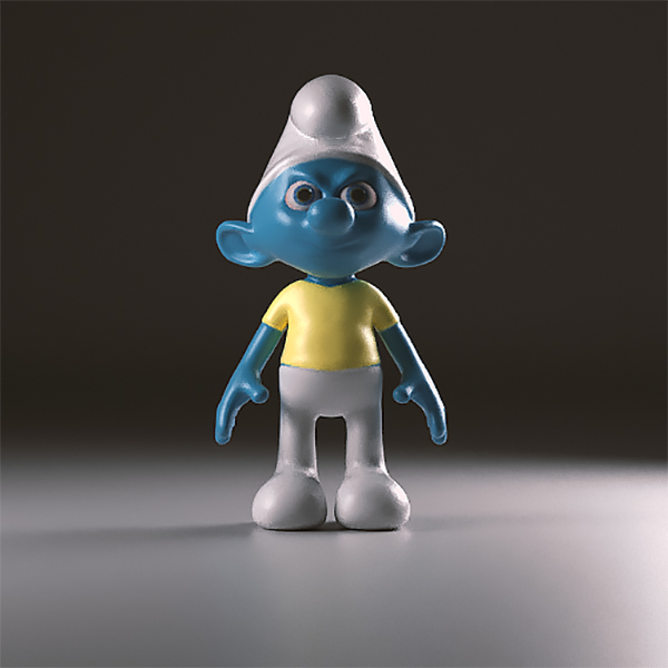 3d snappy smurfs model