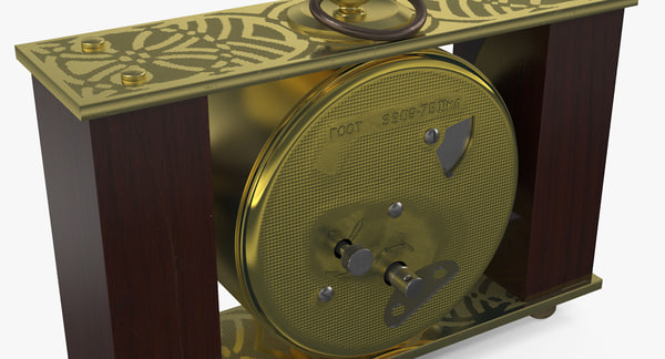 3d model soviet clock