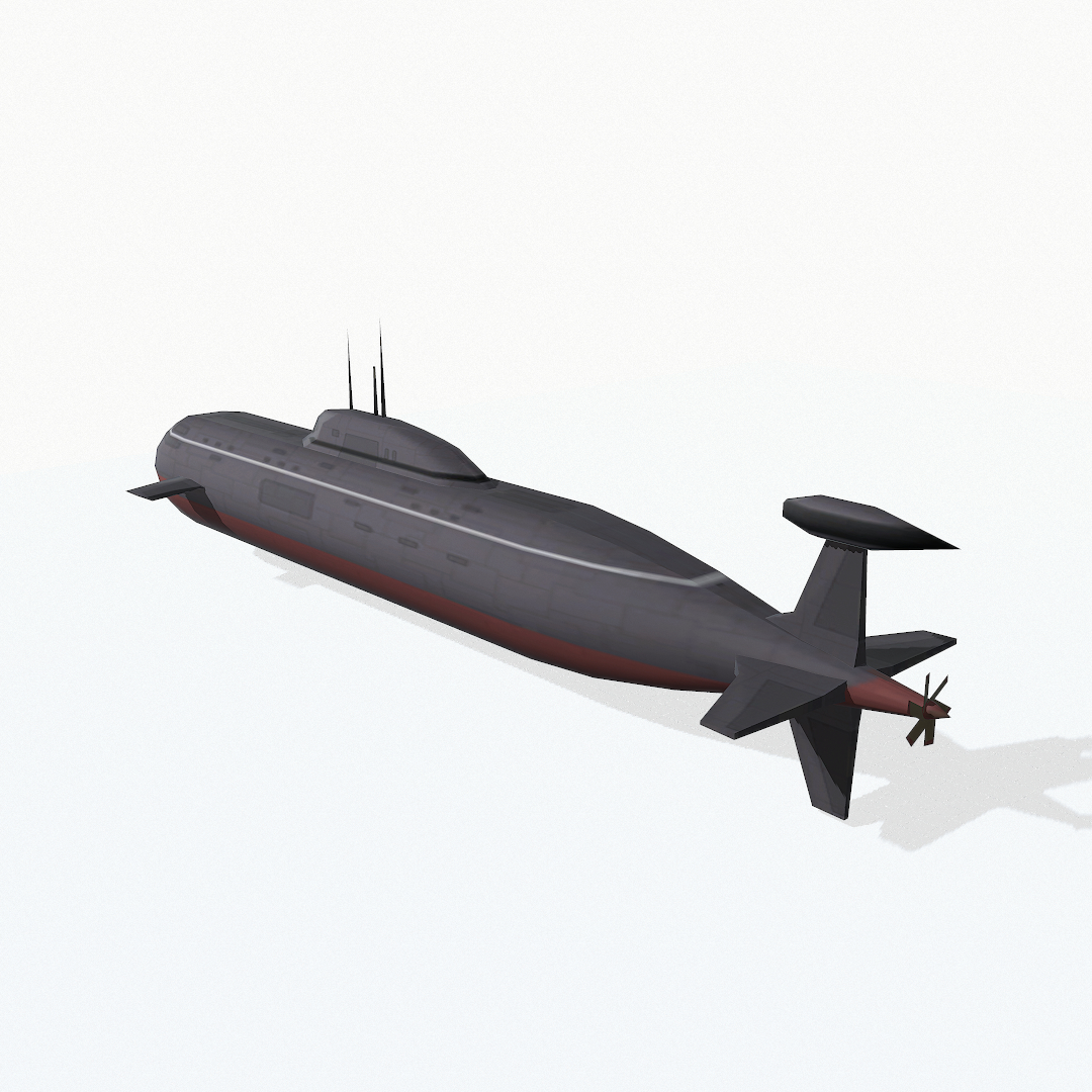 3d akula-class submarine akula class