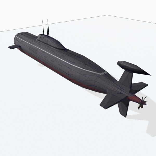 3d akula-class submarine akula class