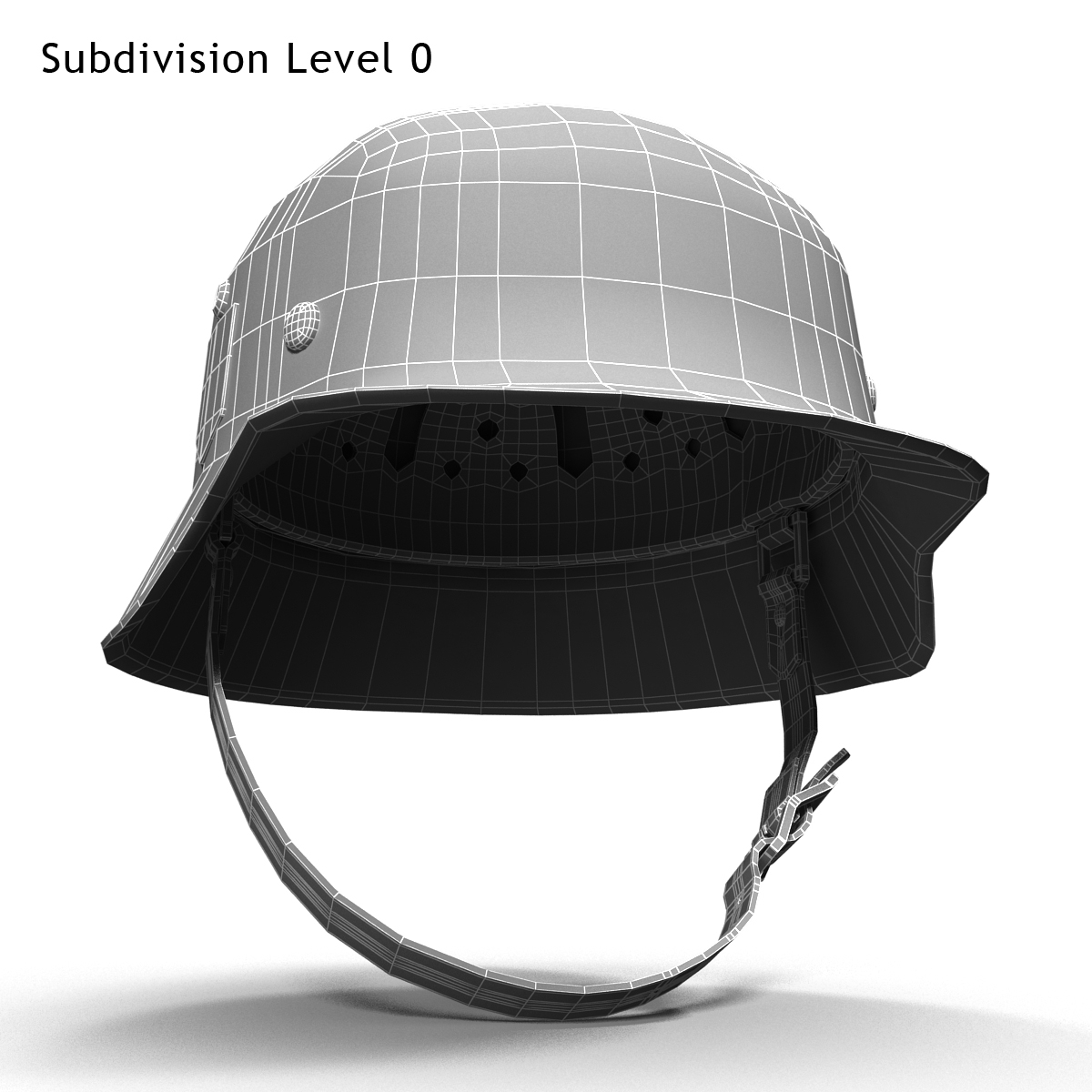 free german helmet 3d model