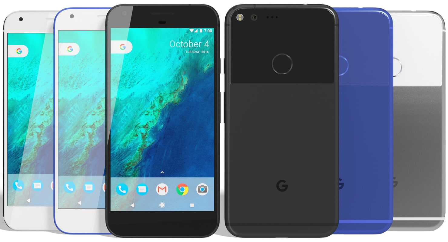 3d model realistic google pixel xl