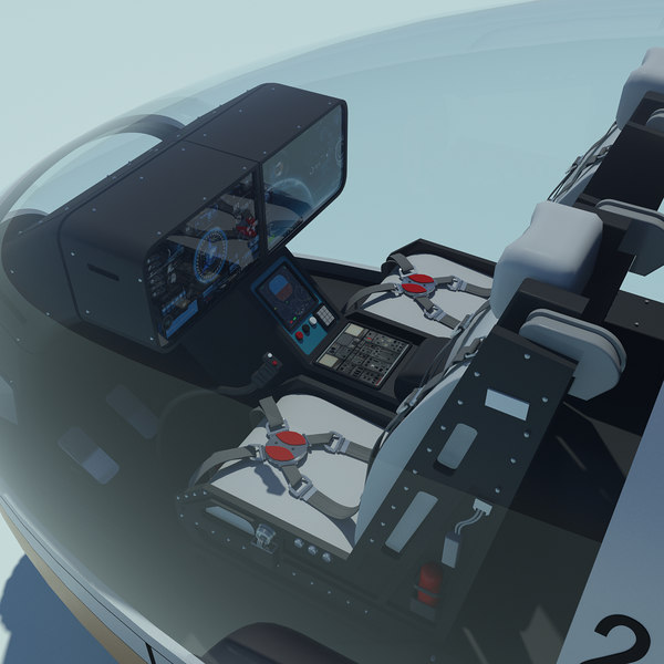 3d flying vehicle concept model