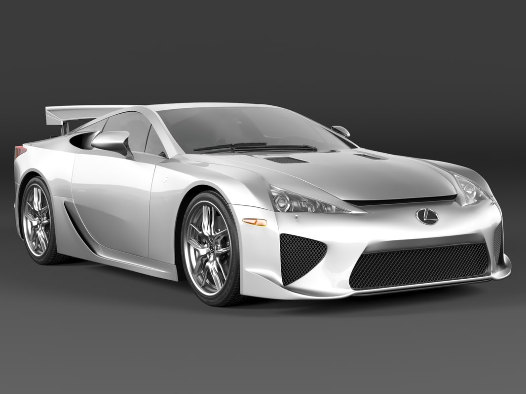 lexus lfa 3d model