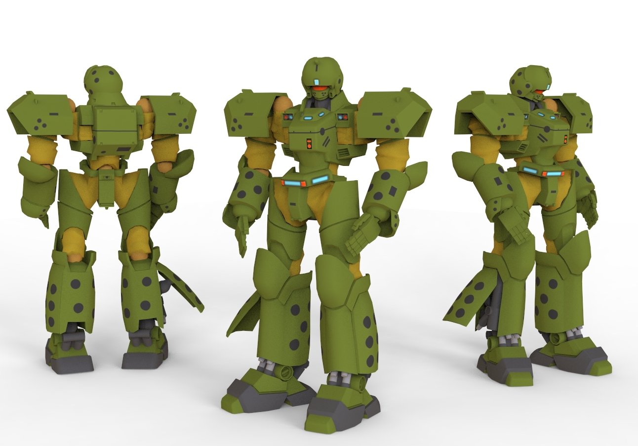 modelo 3d Patlabor Helldiver - TurboSquid 1080547