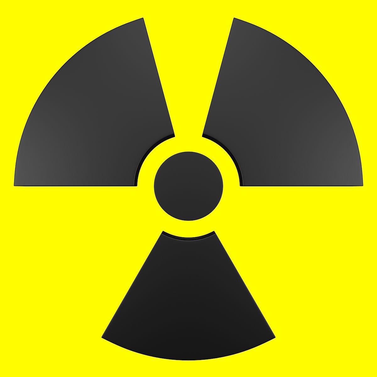 radiation symbol 3d max