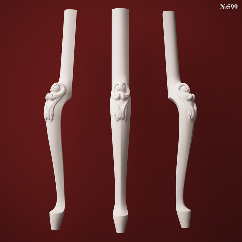 3d model leg stl cnc